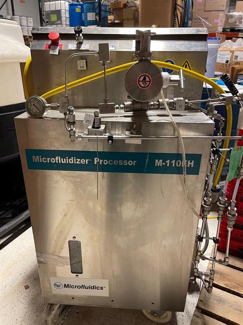 Microfluidics Model M110EH Microfluidizer High Shear Liquid Processor ...